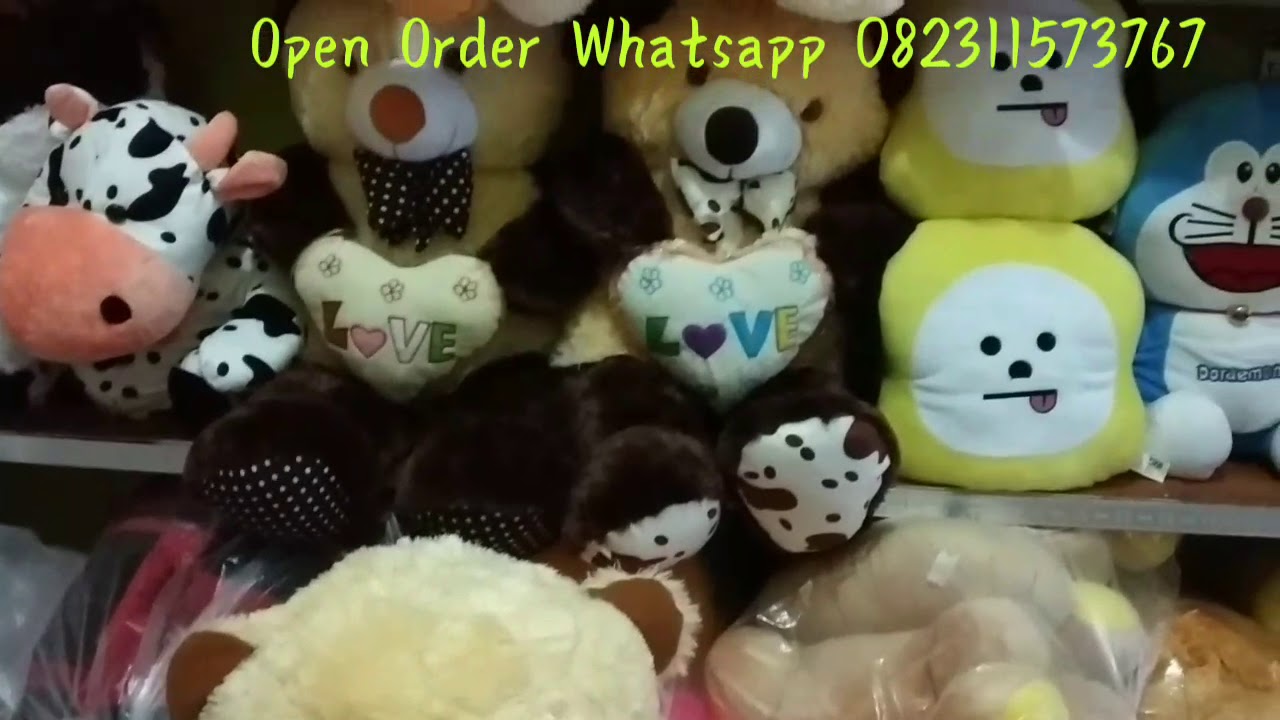 Cara bungkus boneka besar buka instagram kami - YouTube
