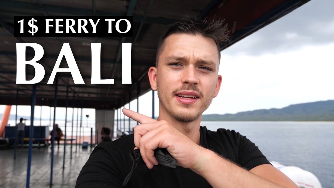 How to Travel to Bali for 1$ - Taking the Ferry from Java to Bali - YouTube