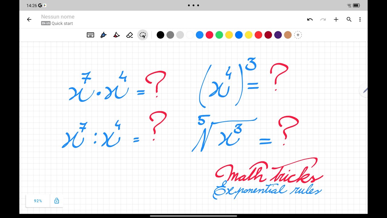 Rules of exponent - 8 Math Tricks You Must Know - YouTube