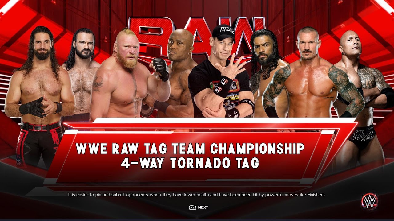 Tornado Tag Team Championship Match Rocks WWE Raw - YouTube