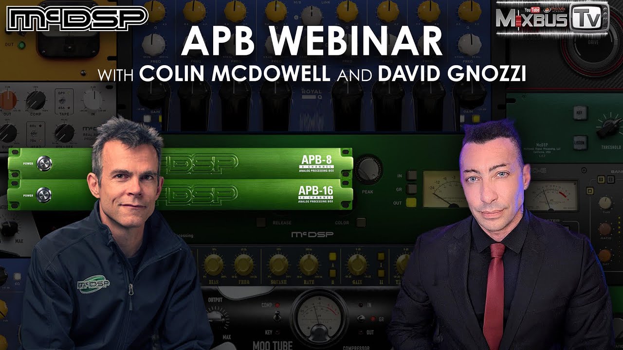McDSP APB Full Webinar w/ Colin McDowell & David Gnozzi | Everything ...