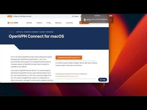 OpenVPN client install and configure on Mac OS #openvpn #installation #mac - YouTube