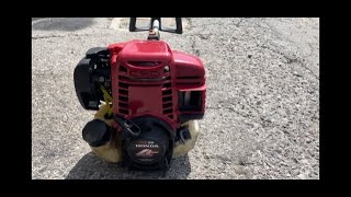 Honda GX35 Four Stroke OHC String Trimmer quick demo