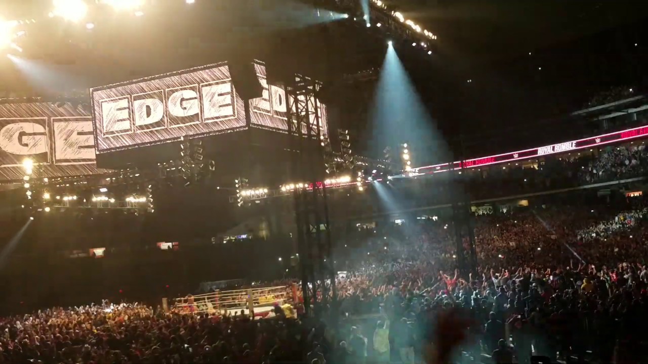 Edge Makes Surprise Entrance At WWE Royal Rumble 2020!!! - YouTube