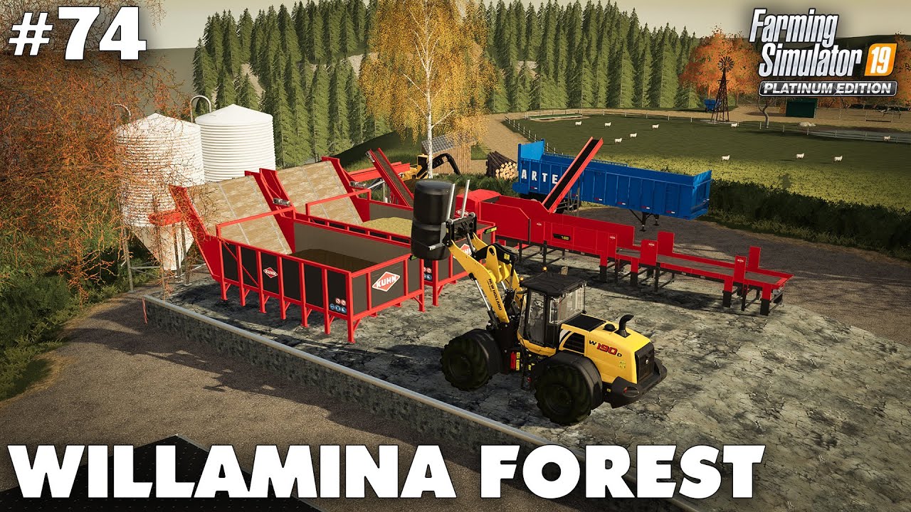 Building A TMR Mixing Station, Willamina Forest #74 Farming Simulator ...
