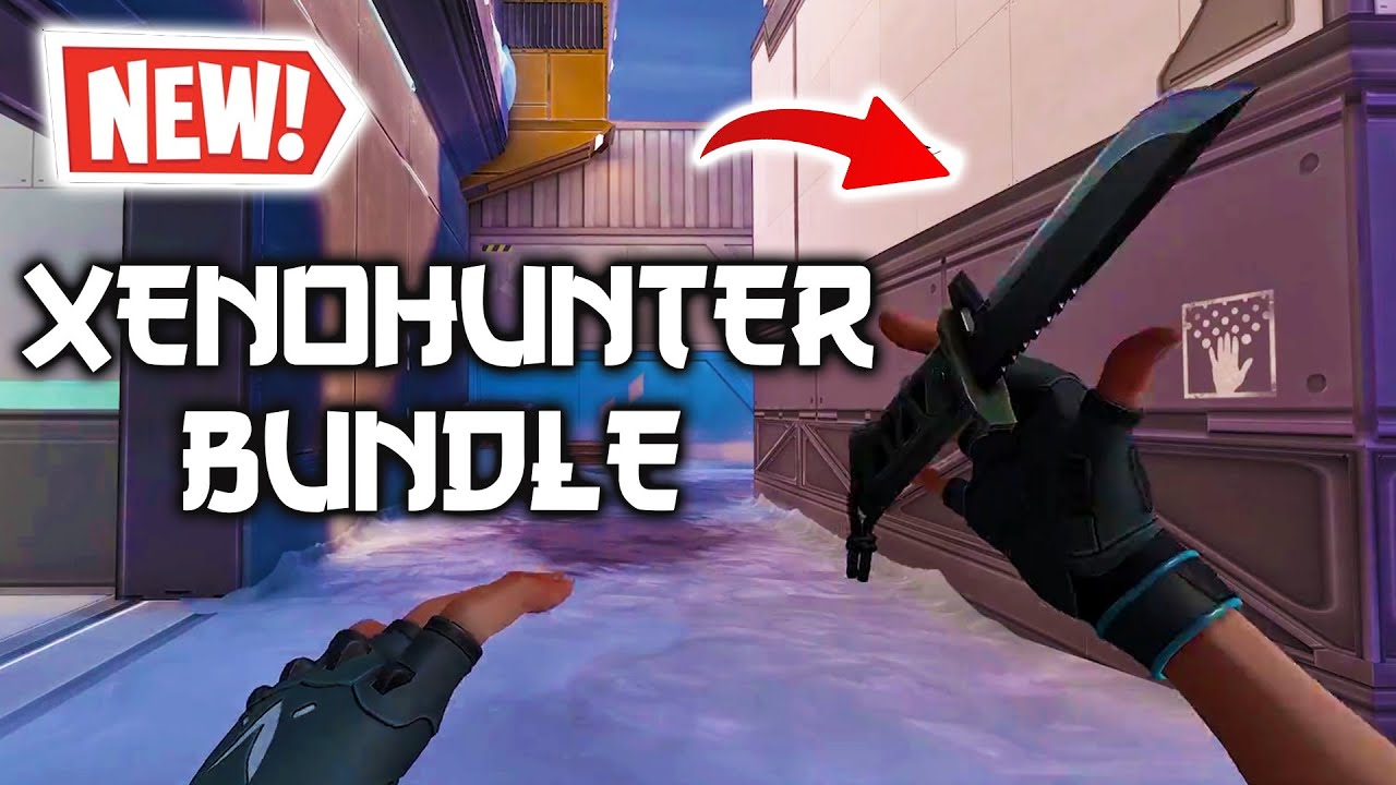 VALORANT NEW BUNDLE XENOHUNTER KNIFE AND PHANTOM GAMEPLAY AND ANIMATION ...