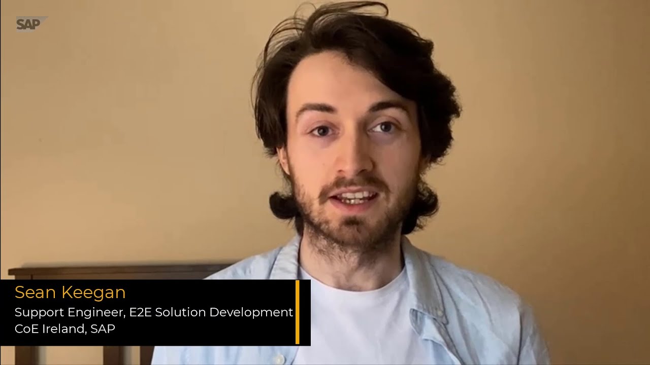 Sean Keegan: CoE Ireland End-to2-End Solution Development Team - YouTube