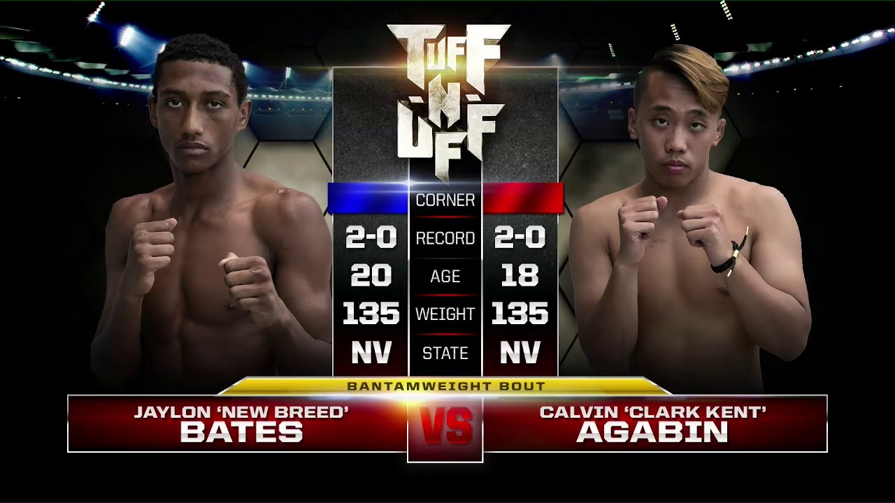 Tuff-N-Uff The Future Stars of MMA Jaylon 'New Breed' Bates vs Calvin ...