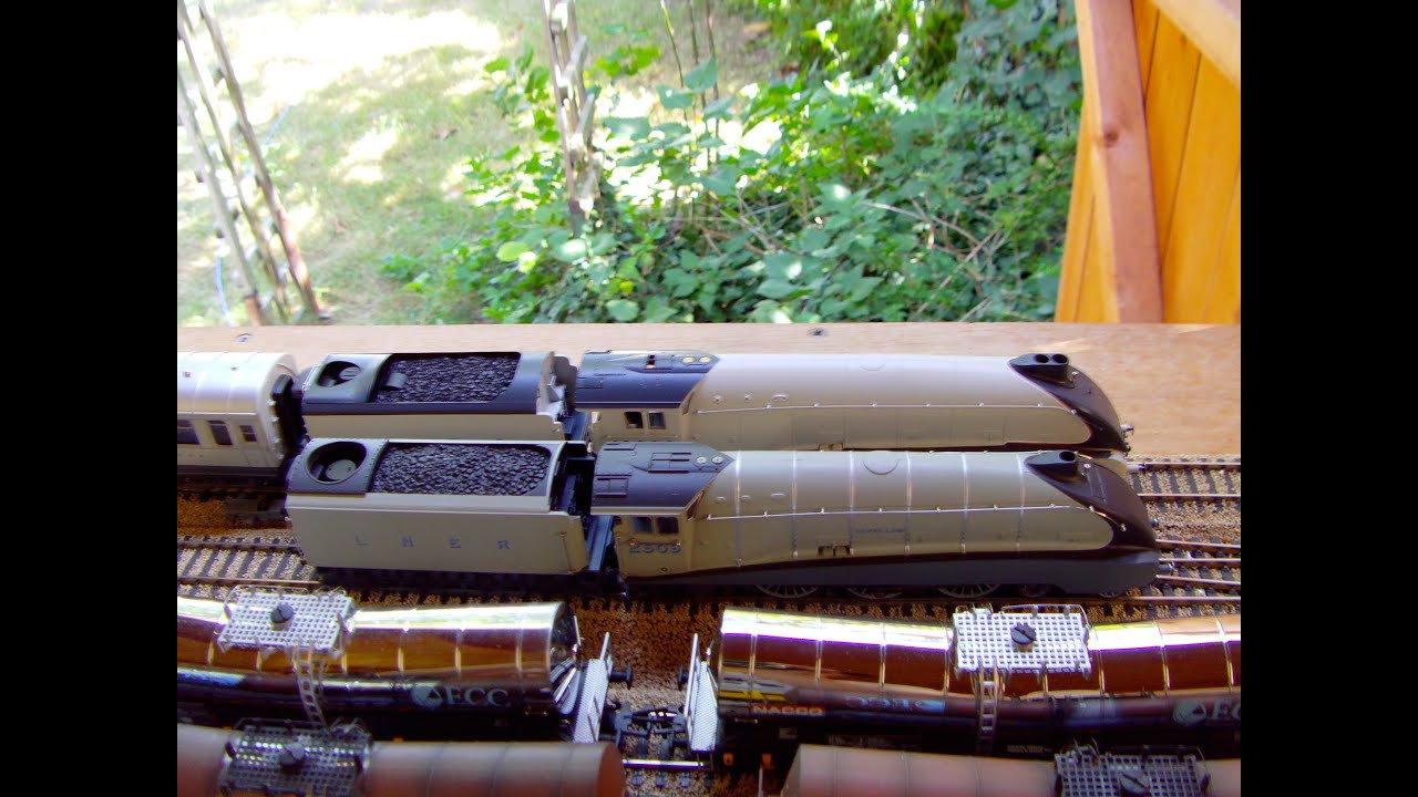 Hornby Rebuilt W1 with silver jubilee coaches - YouTube