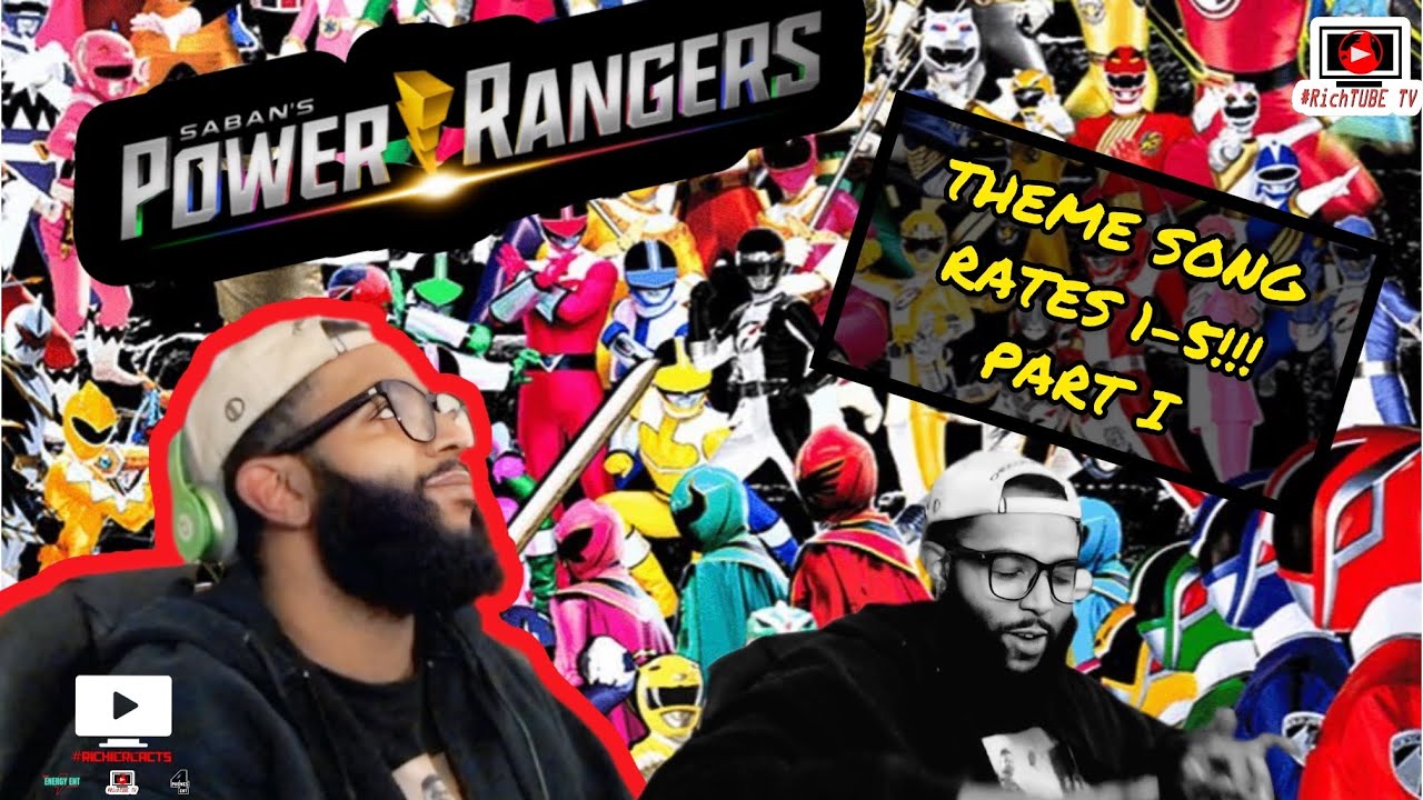 POWER RANGERS THEME SONG RATES FROM 1-5!!! | PART 1 (MMPR- JUNGLE FURY ...
