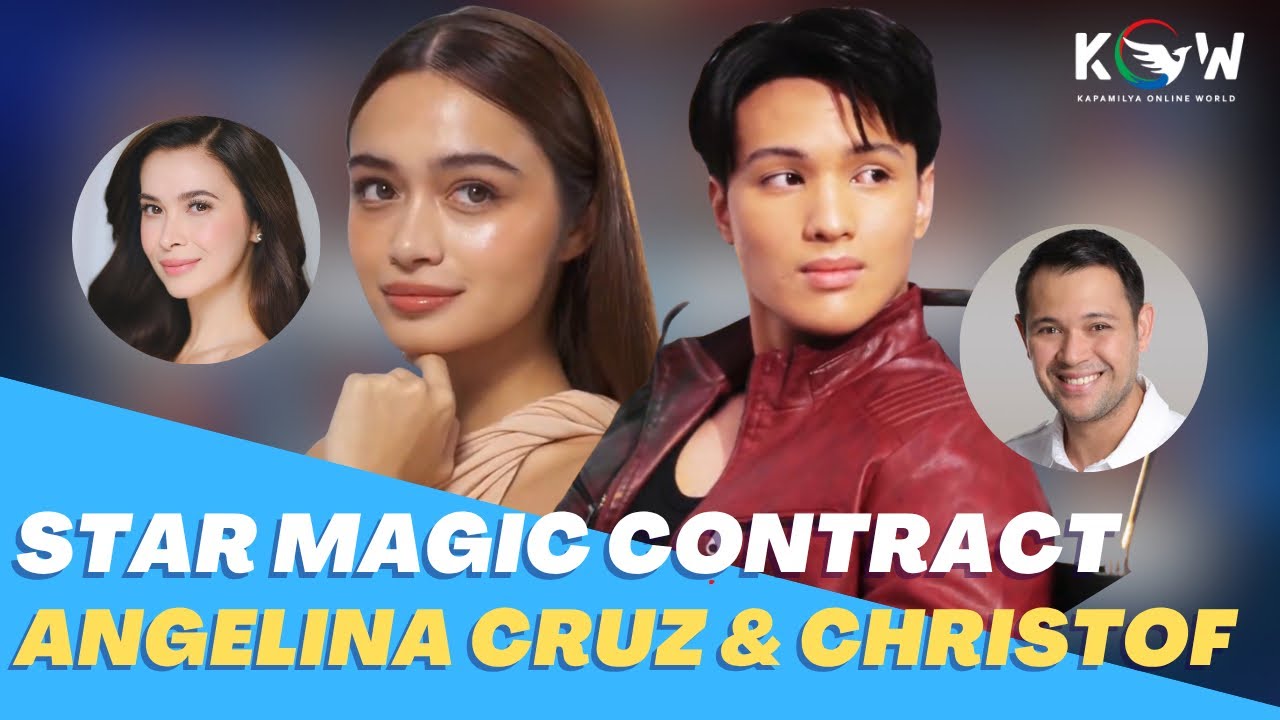 Star Magic contract signing of #AngelinaCruz and #Christof - YouTube