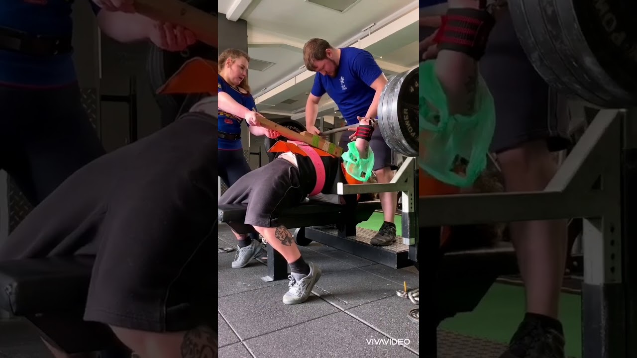 CAT POWERLIFTER CROYDON Equipped bench press - YouTube