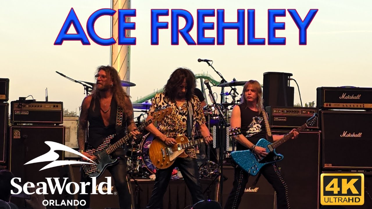 🎸 Ace Frehley LIVE at SeaWorld Orlando 🎶 | Seven Seas Food Festival ...