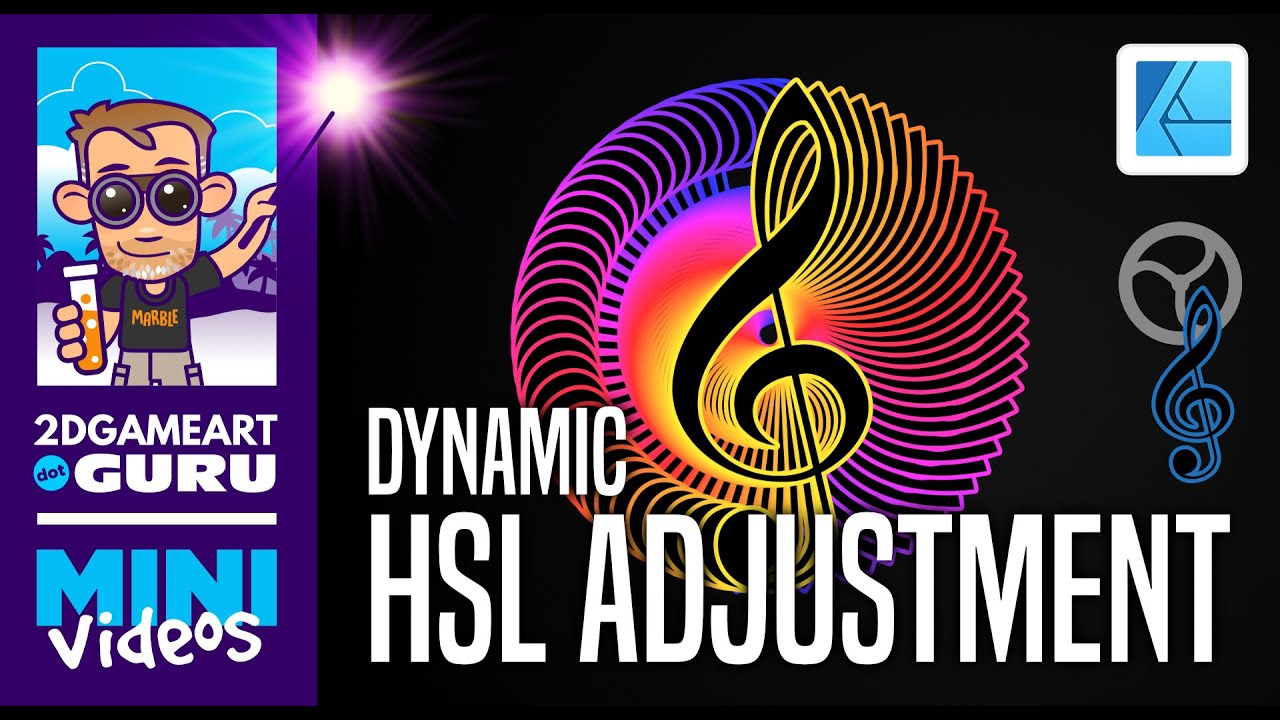 Affinity Designer Mini Tutorial - Setting up Dynamic HSL Colour ...