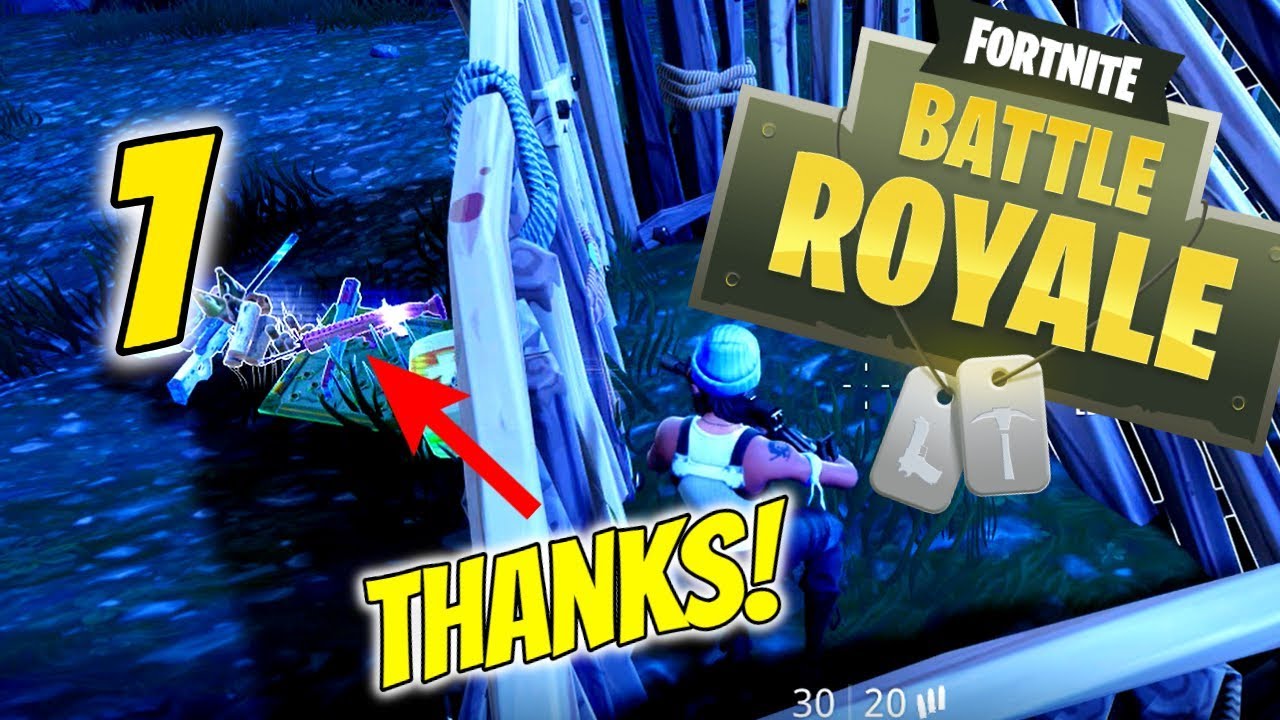 Random dude gives me stuff! | Fortnite #1 - YouTube