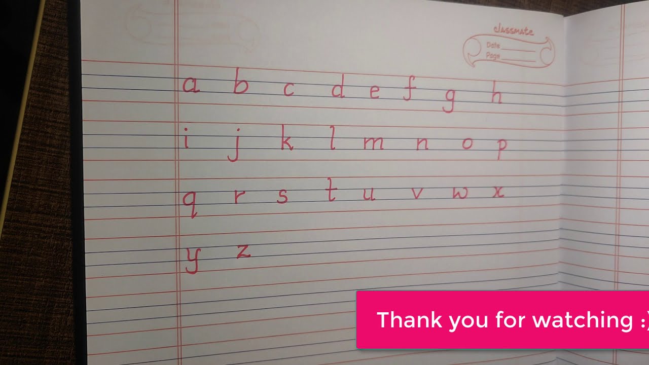 Neat Handwriting for Kids - Small Letters - Clean and Neat Writing ...