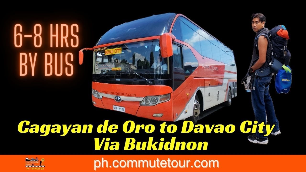Cagayan de Oro to Davao City Commute by Bus - YouTube