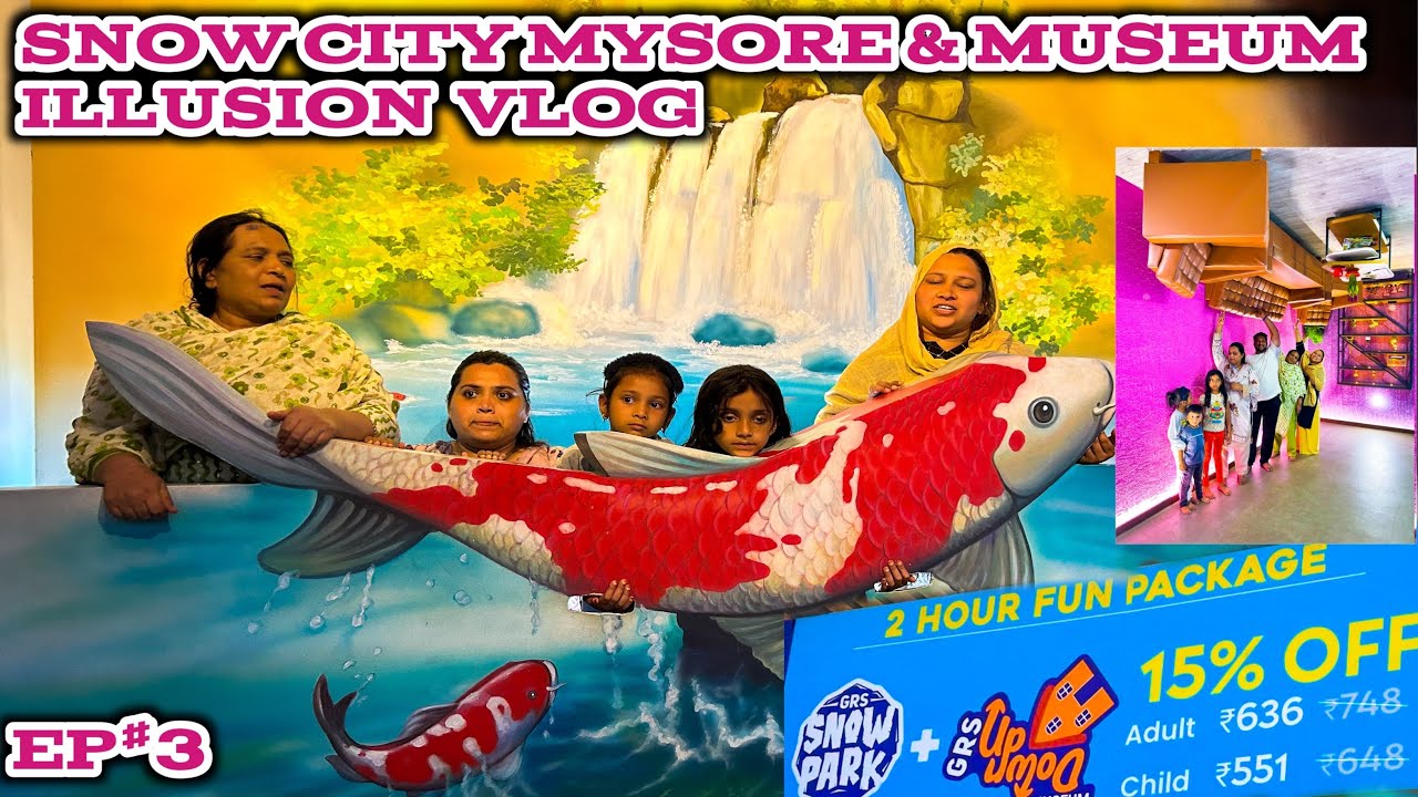 MUSEUM OF ILLUSIONS | 😊 GRS UP & DOWN MUSEUM MYSORE | SNOW PARK ...