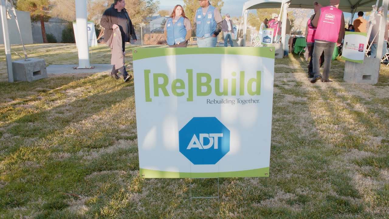 ADT volunteers participate in Kickoff to Rebuild event - YouTube