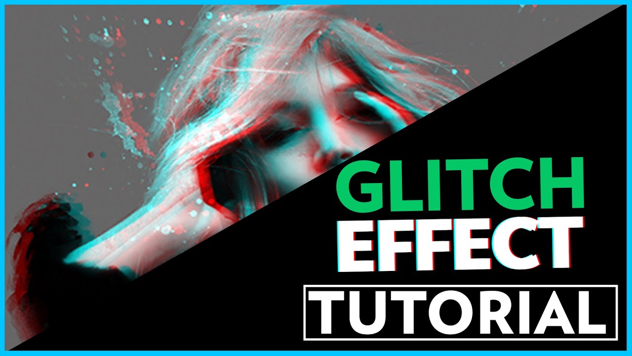GLITCH EFFECT PHOTOSHOP - TUTORIAL (EASY) - YouTube