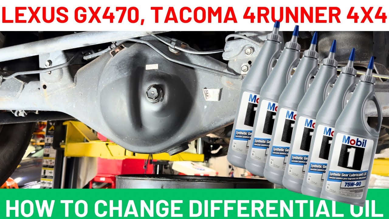 How to Change Lexus GX470 Differential Transfer Case Oil | Tacoma ...