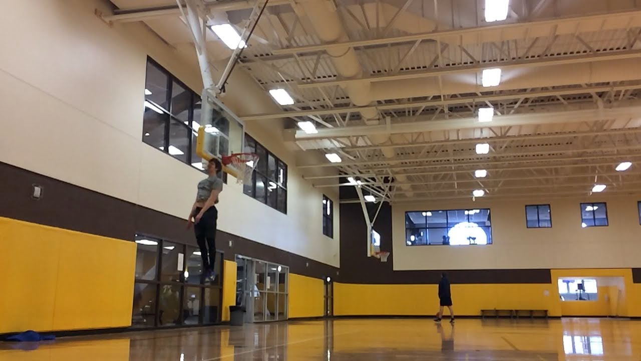 40" inch Vertical Jump at 6'2 :: Elbow In the Rim - YouTube