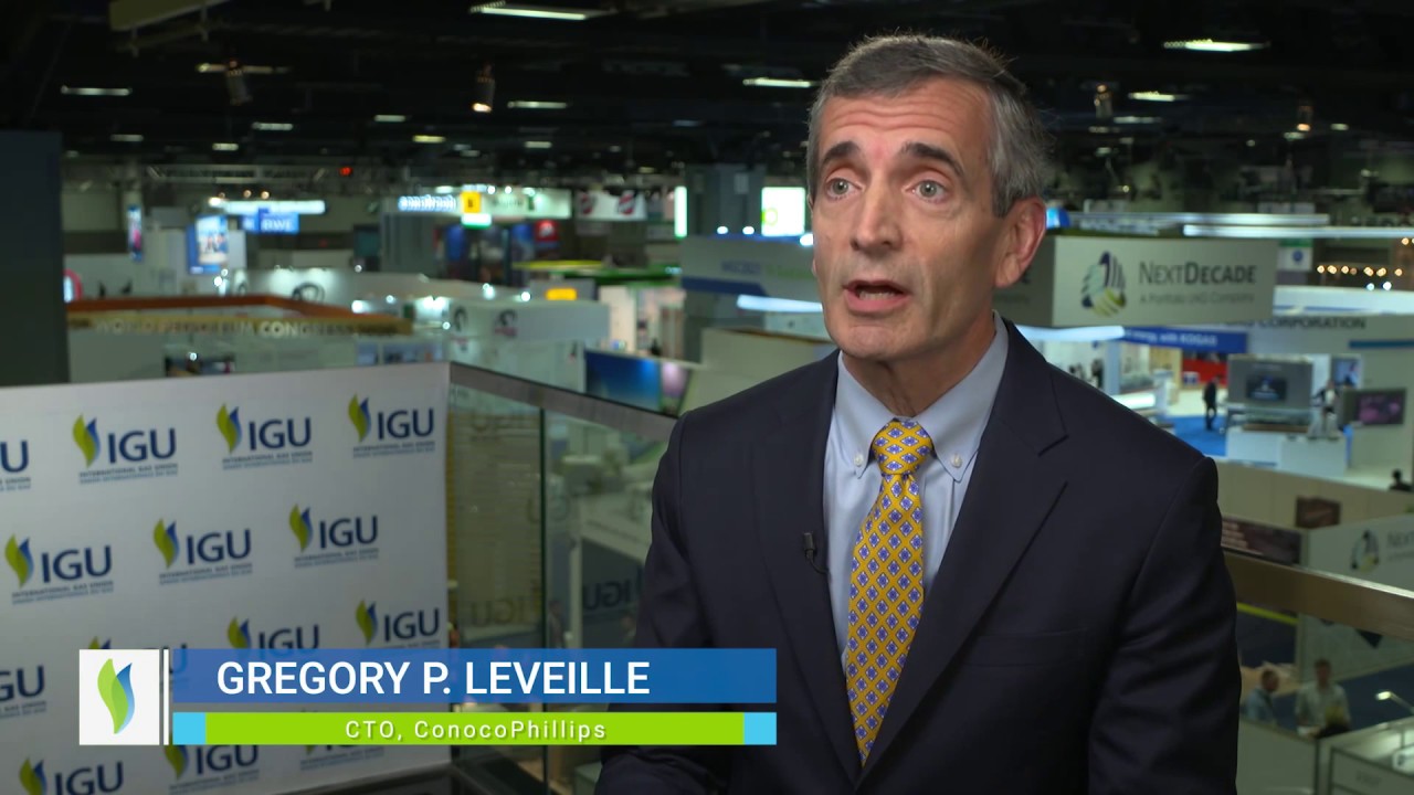 WGC2018 IGU speaks with Greg Leveille, Chief Technology Officer, ConocoPhillips - YouTube