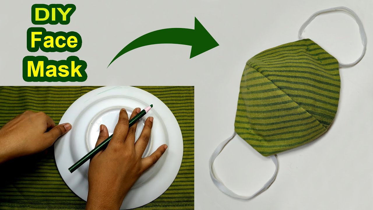 DIY: Handmade Mask!! How to Make Face Mask At Home from Cloth || Easy ...