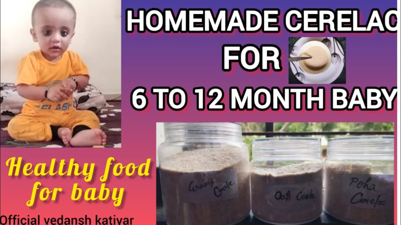 Homemade Cerelac For 6 To 12 Months Babies // 3 Cerelac Recipes // Baby ...