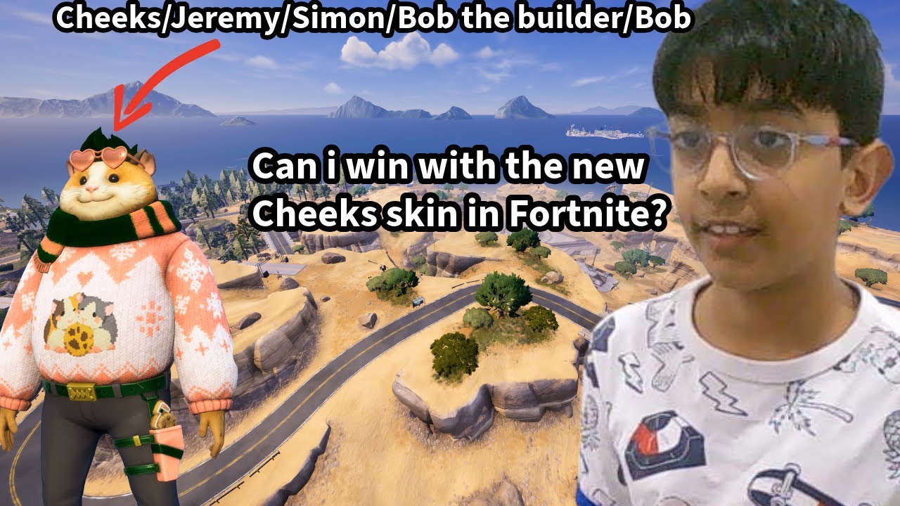 Can i win wit the new Cheeks skin in Fortnite??? - YouTube