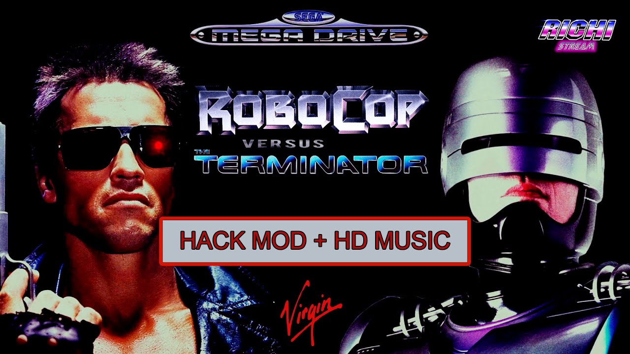 HACK Robocop vs Terminator прохождение SEGA HD Music прямой эфир - YouTube