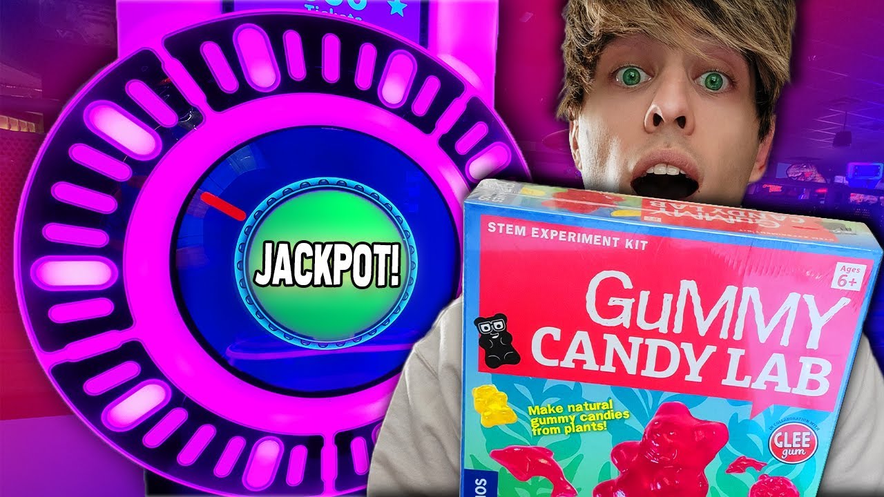 Can I Win a Gummy Candy Lab CHEAPER at Dave and Busters? - YouTube