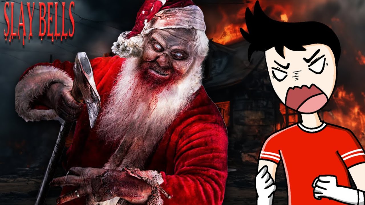 SCARY SANTA IS CHASING ME ! - YouTube