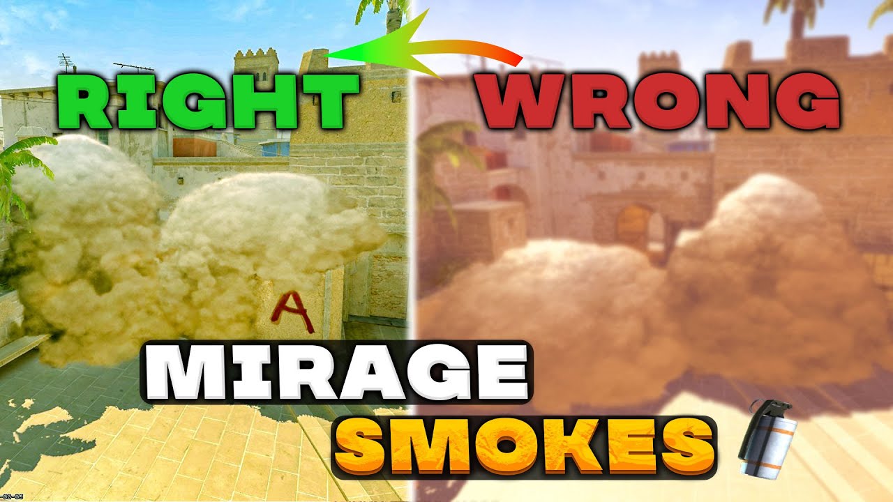 CS2 Mirage A Smokes Guide | Best Lineups & Easy Setups - YouTube