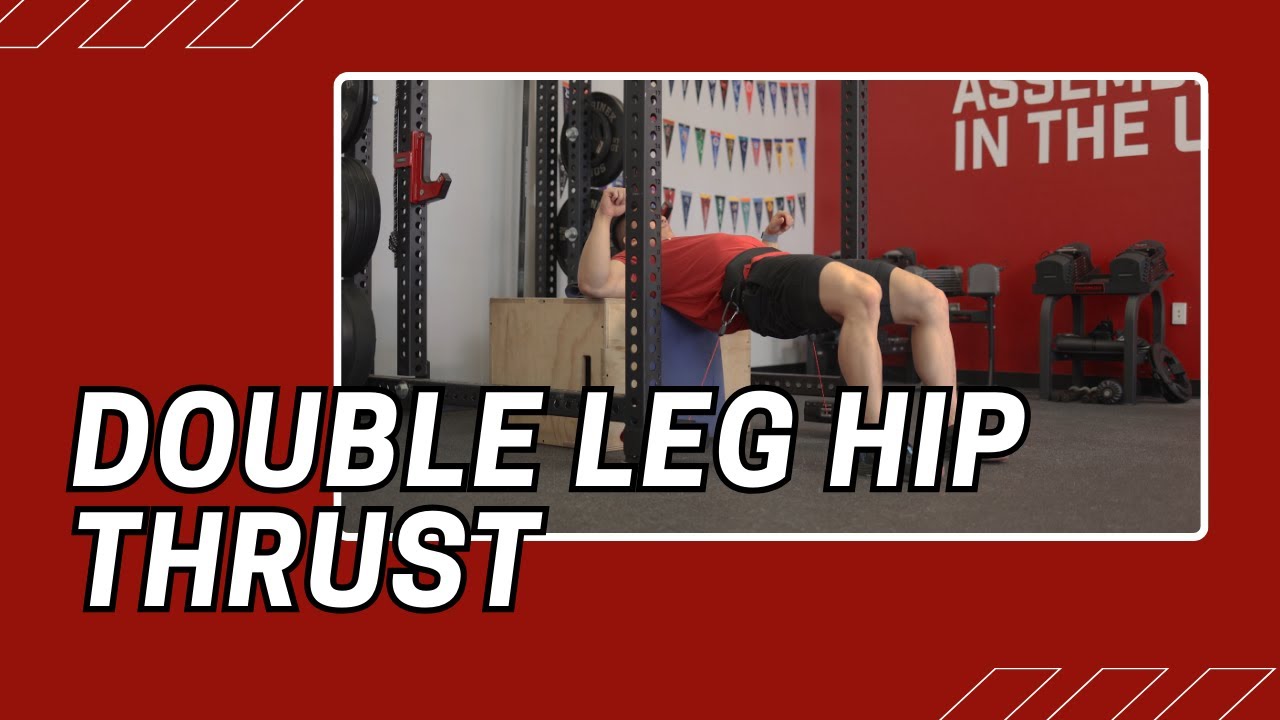 Double Leg Hip Thrust | Cable Machine Exercise - YouTube