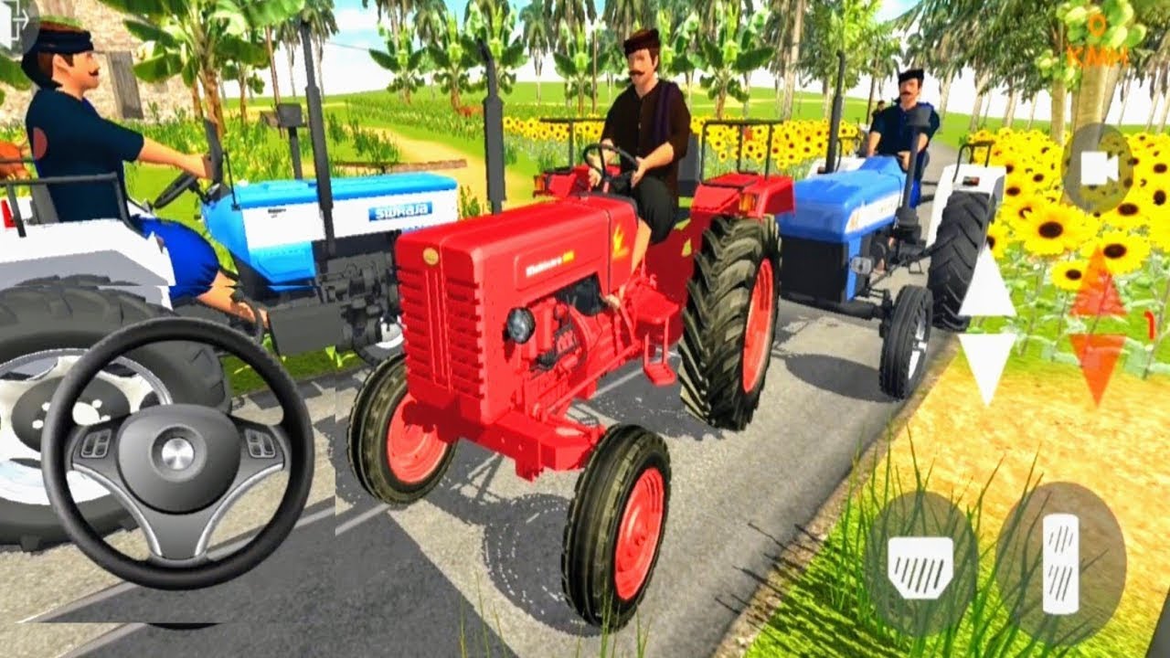 tractors trolly offrode way Mahindra tractors game new 2024 tractors ...