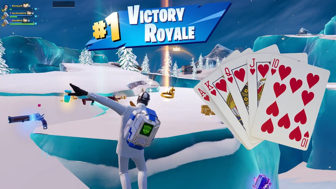 Pick a Card Challenge Fortnite!! - YouTube