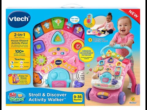 VTech Stroll and Discover Activity Walker Pink - YouTube