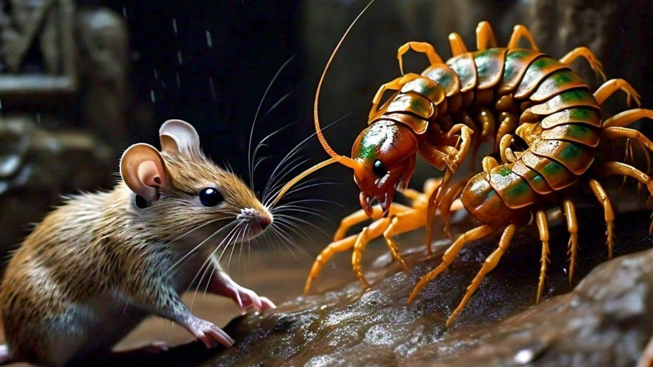 Mouse vs Centipede: Battle of the Creepy Crawlies | Mouse Takes on ...