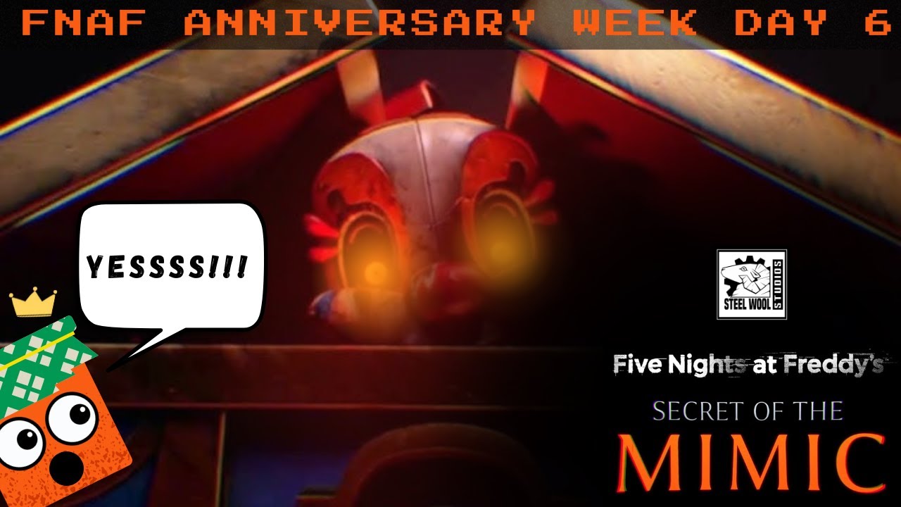 FNAF SECRET OF THE MIMIC Announced by Steel Wool - 10th Anniversary ...