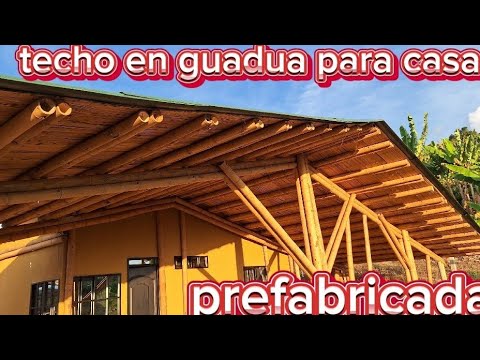 techo de guadua para casa prefabricada parte # 2 - YouTube