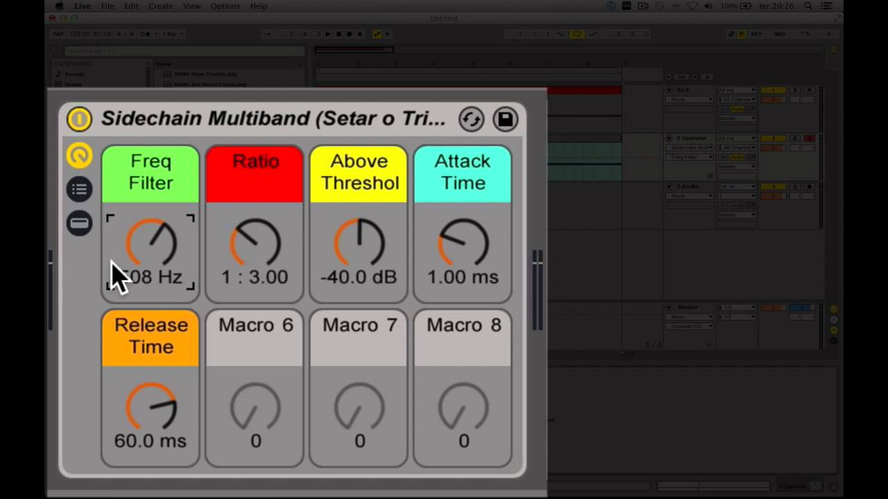 Tutorial: sidechain multibanda no Ableton Live - YouTube