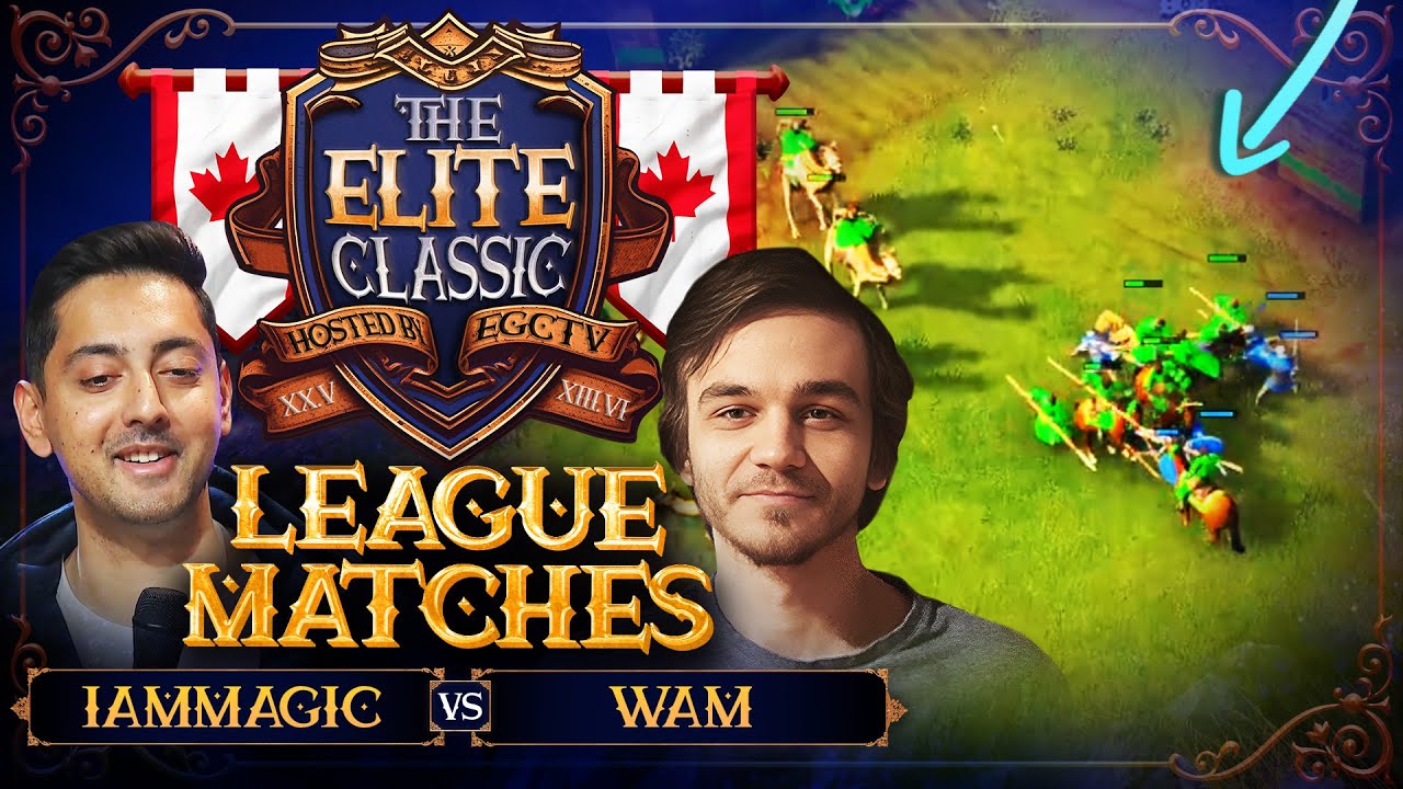The Elite Classic: IamMagic vs Wam01, Round Robin Bo3 | Age Of Empires ...