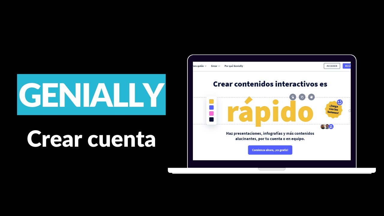 Genially - Crear cuenta - YouTube