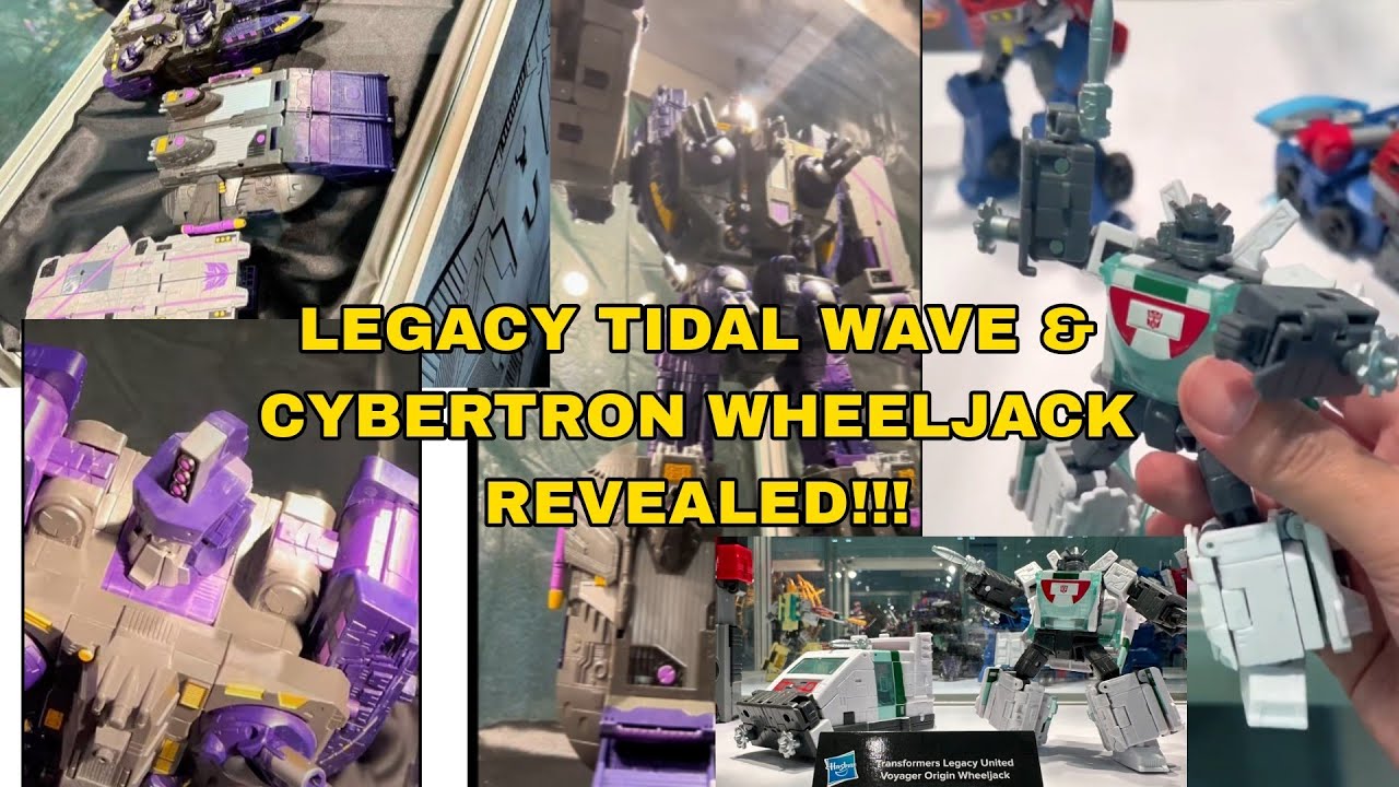 JUST REVEALED! Transformers Legacy TITAN ARMADA TIDAL WAVE & G1 ...