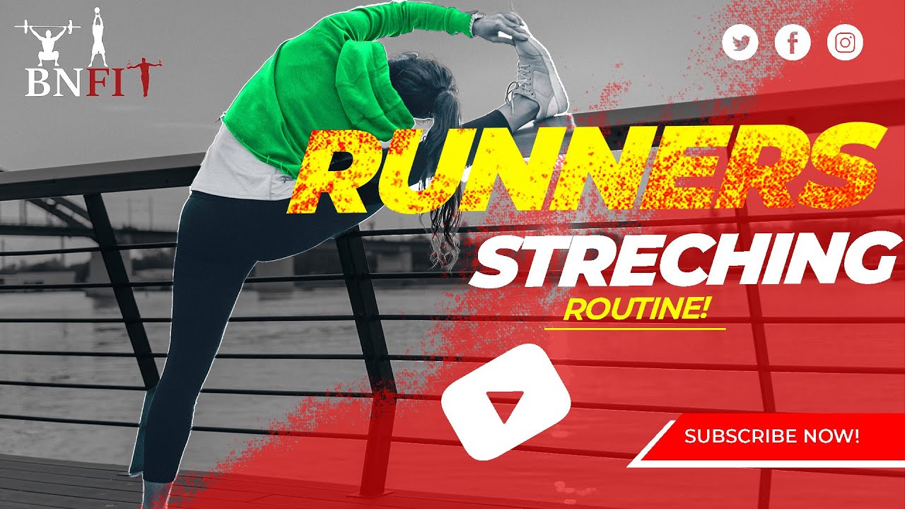 10 minute recovery stretching routine for runners - YouTube