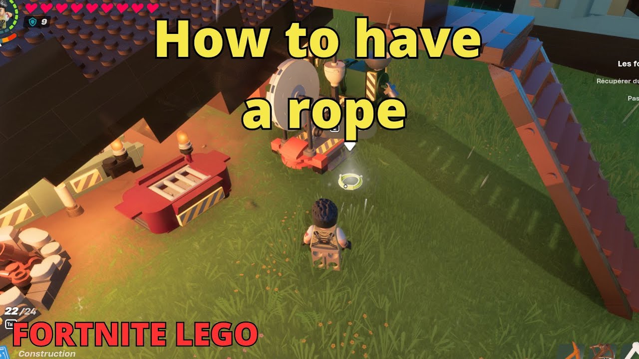 TUTORIAL HOW TO MAKE A ROPE ON YOUR WORLD ON FORTNITE LEGO Fortnite ...