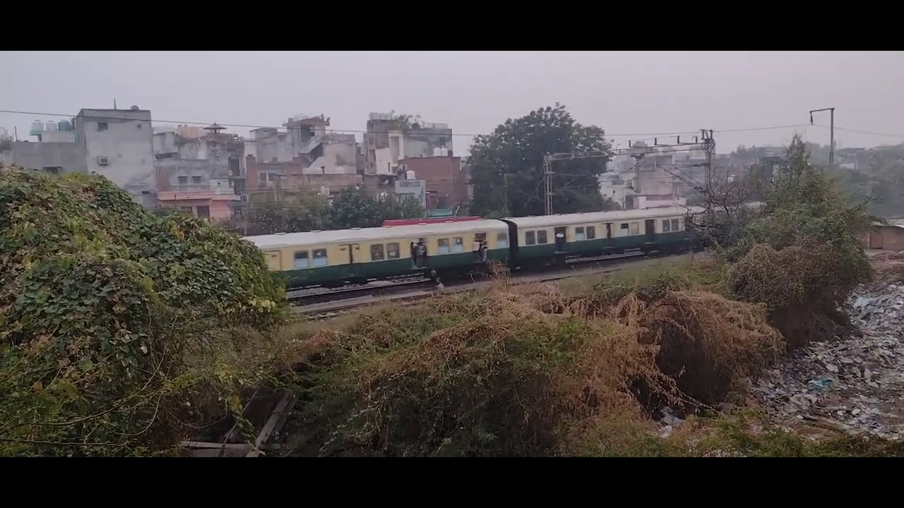 New Year Special Delhi Ghaziabad EMU Train Arriving at Delhi Shahdara ...