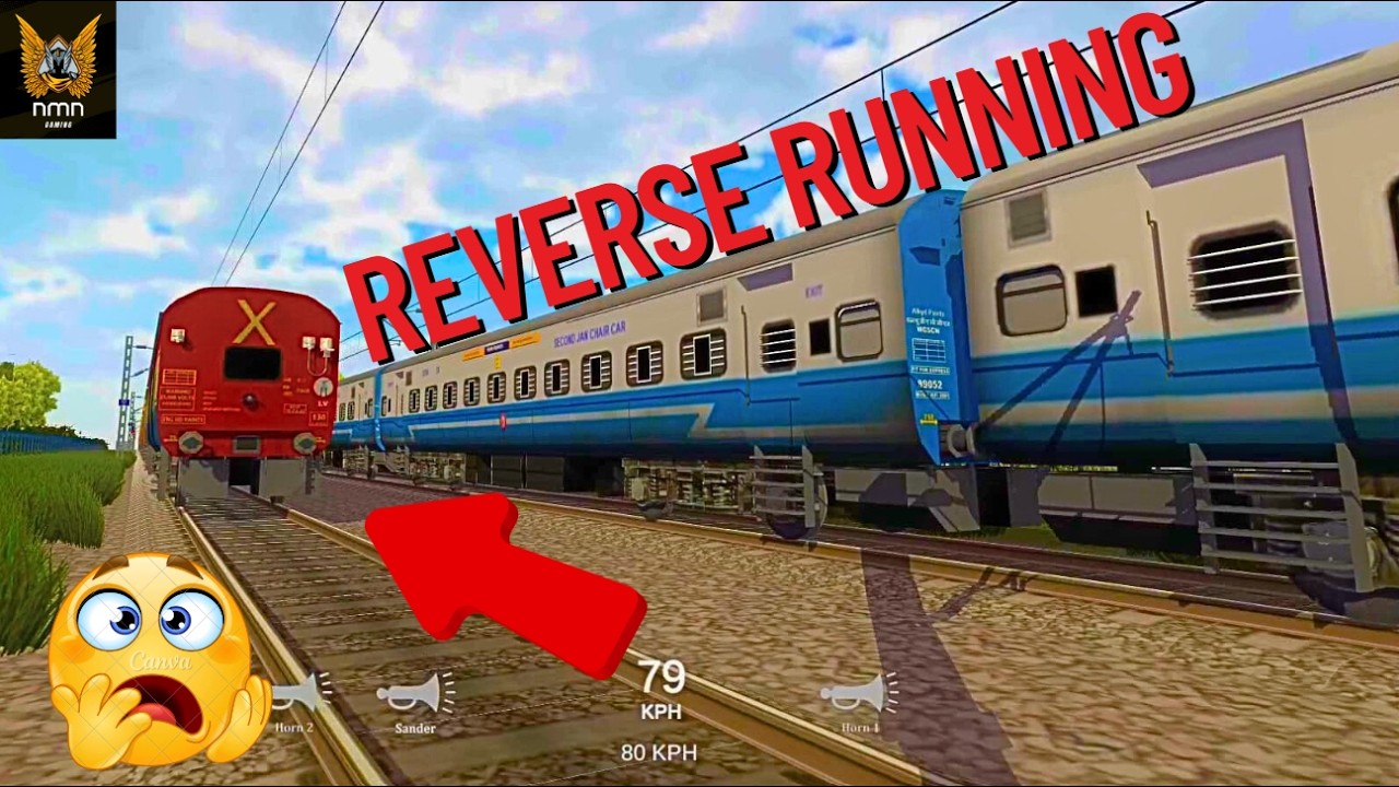 Train के break fail हो गए 😱| Express train उल्टी दौड़ने लगी 😍 ...