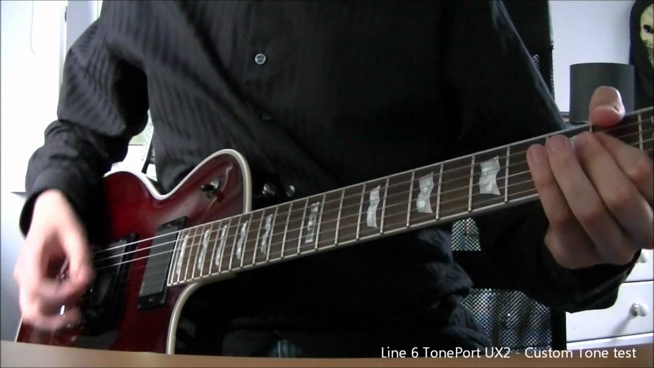 Line 6 Toneport UX2 custom tone test - YouTube